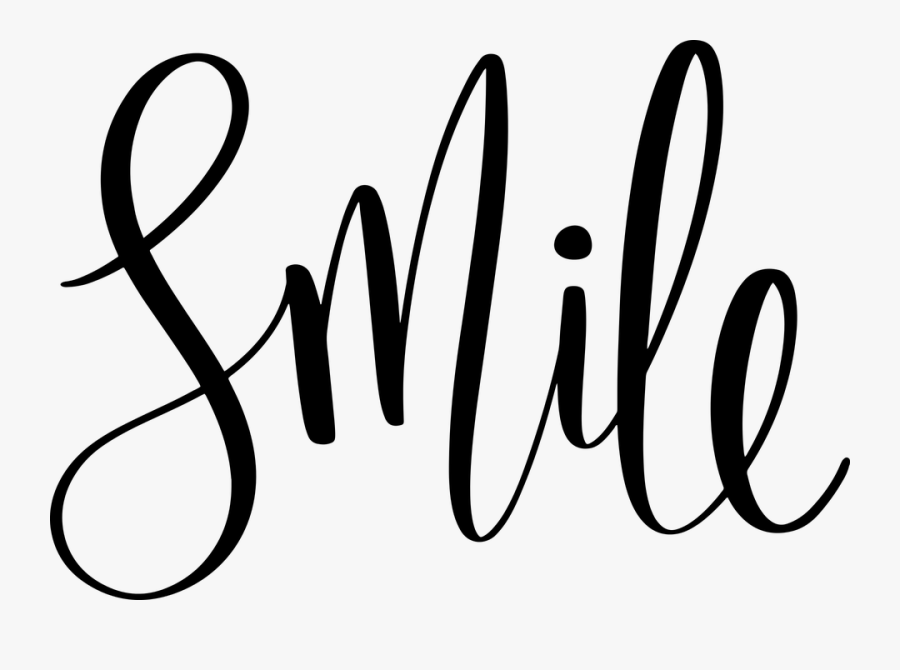 Smile Fancy Text , Free Transparent Clipart - ClipartKey