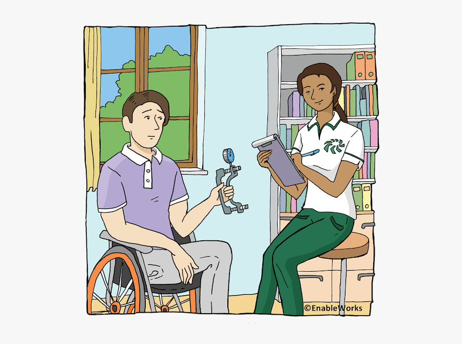 Occupational Therapist Undertaking Functional Capacity Occupational