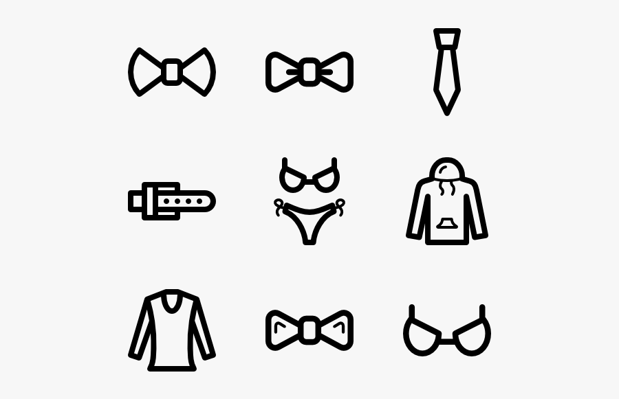 Clip Art Icons Free Vector Clothes - Accessory Icon , Free Transparent ...