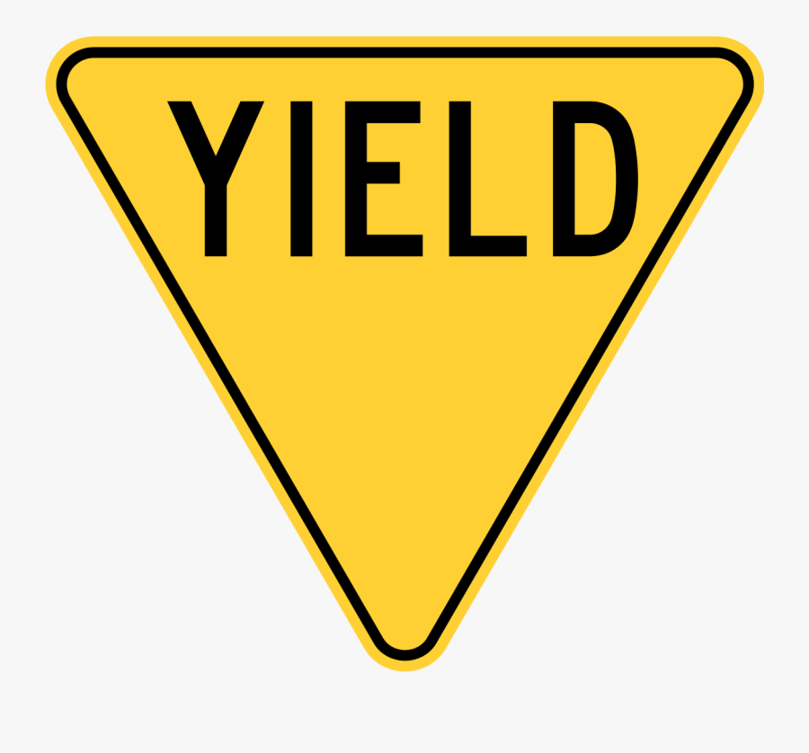 Caution Clipart Verbal Warning - Yield Sign , Free Transparent Clipart ...