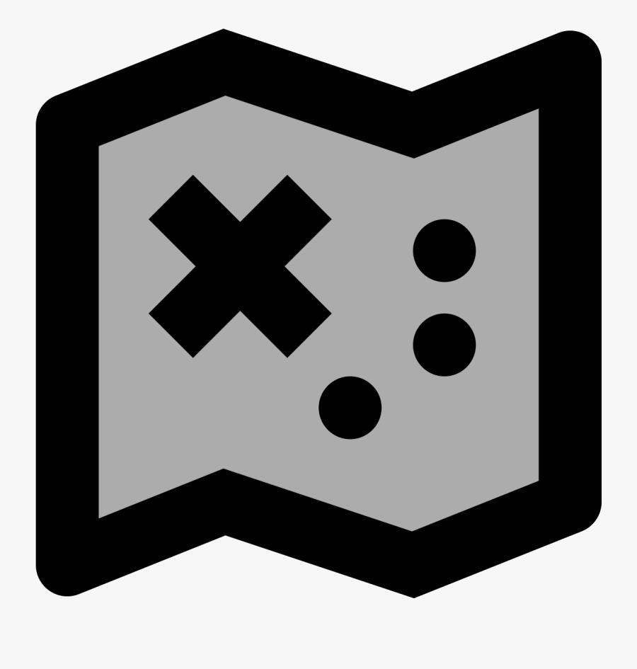 This Is A Treasure Map - Cross , Free Transparent Clipart - ClipartKey