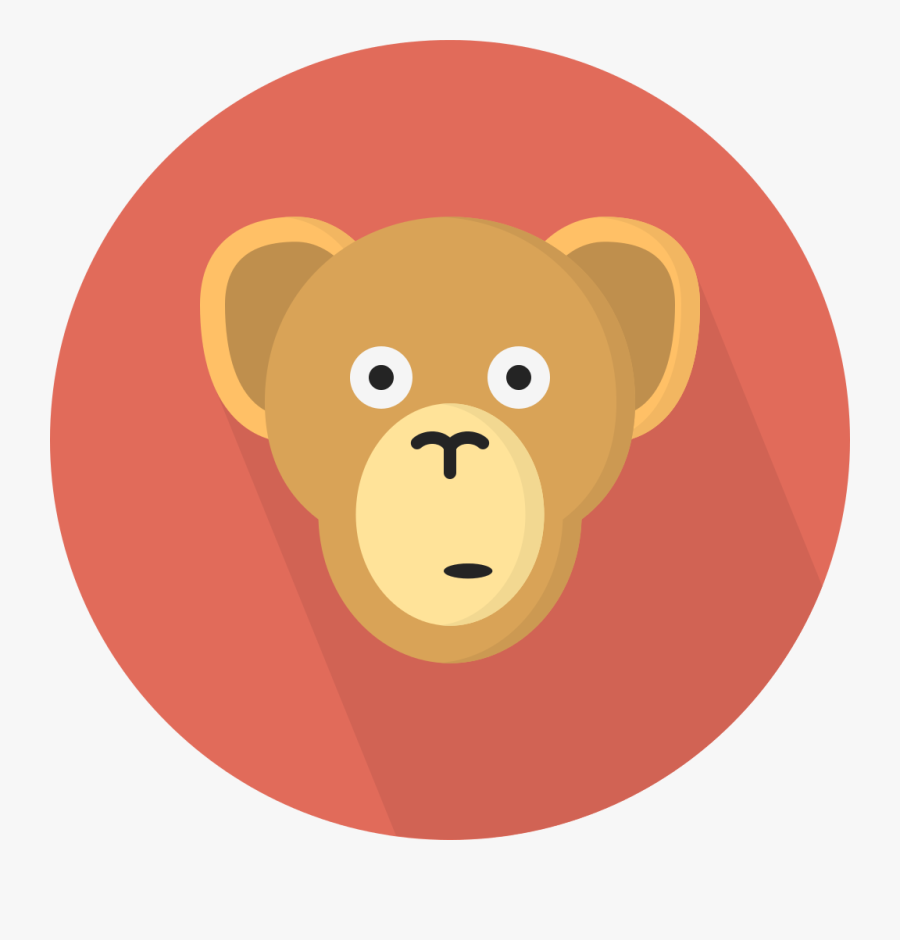 File Creative Animal Svg - Chimpanzee Icon Png , Free Transparent ...