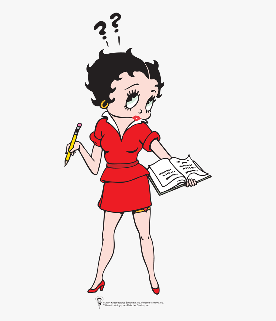 Betty Boop Working , Free Transparent Clipart - ClipartKey