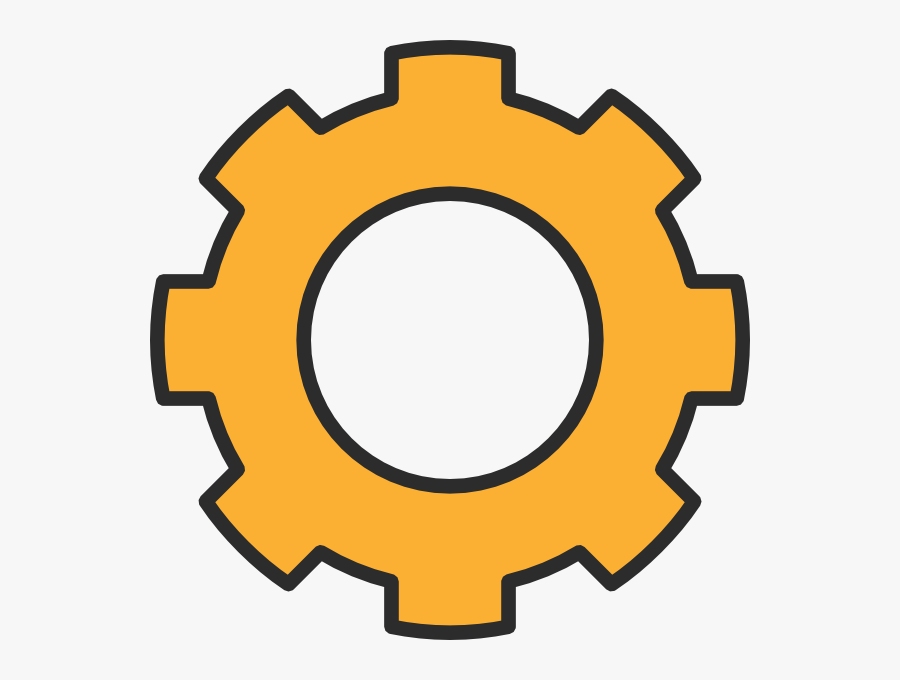 Orange Cog Clip Art - Cog Clipart , Free Transparent Clipart - ClipartKey