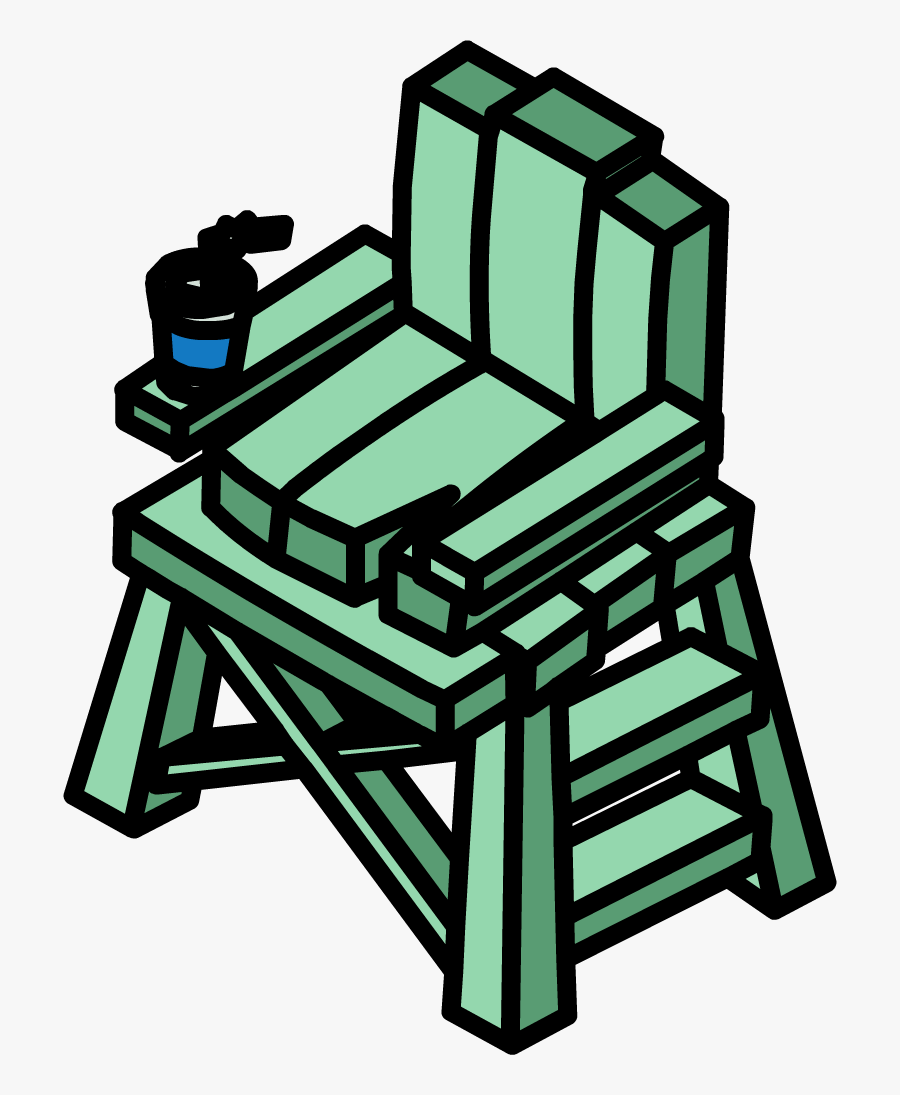Lifeguard Chair - Outdoor Furniture , Free Transparent Clipart - ClipartKey