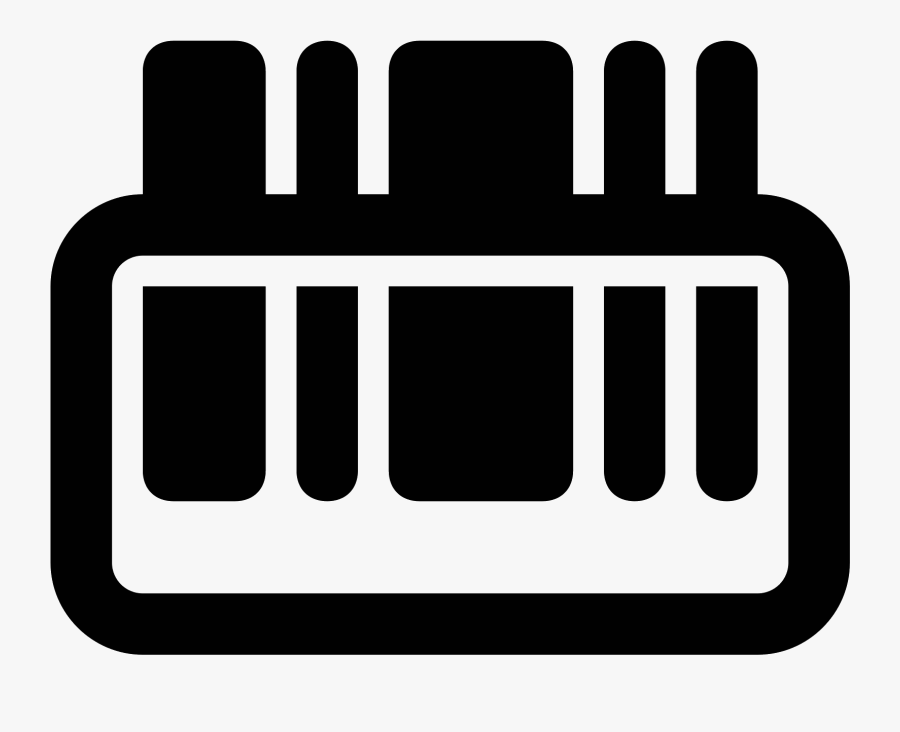 Barcode Scanner Icon - Barcode Printer Icon Black , Free Transparent ...