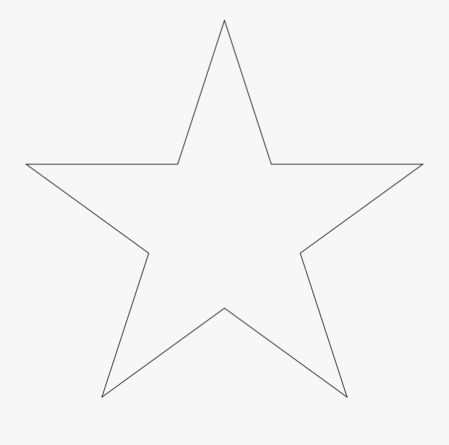 Star Clipart Simple - Line Art , Free Transparent Clipart - ClipartKey