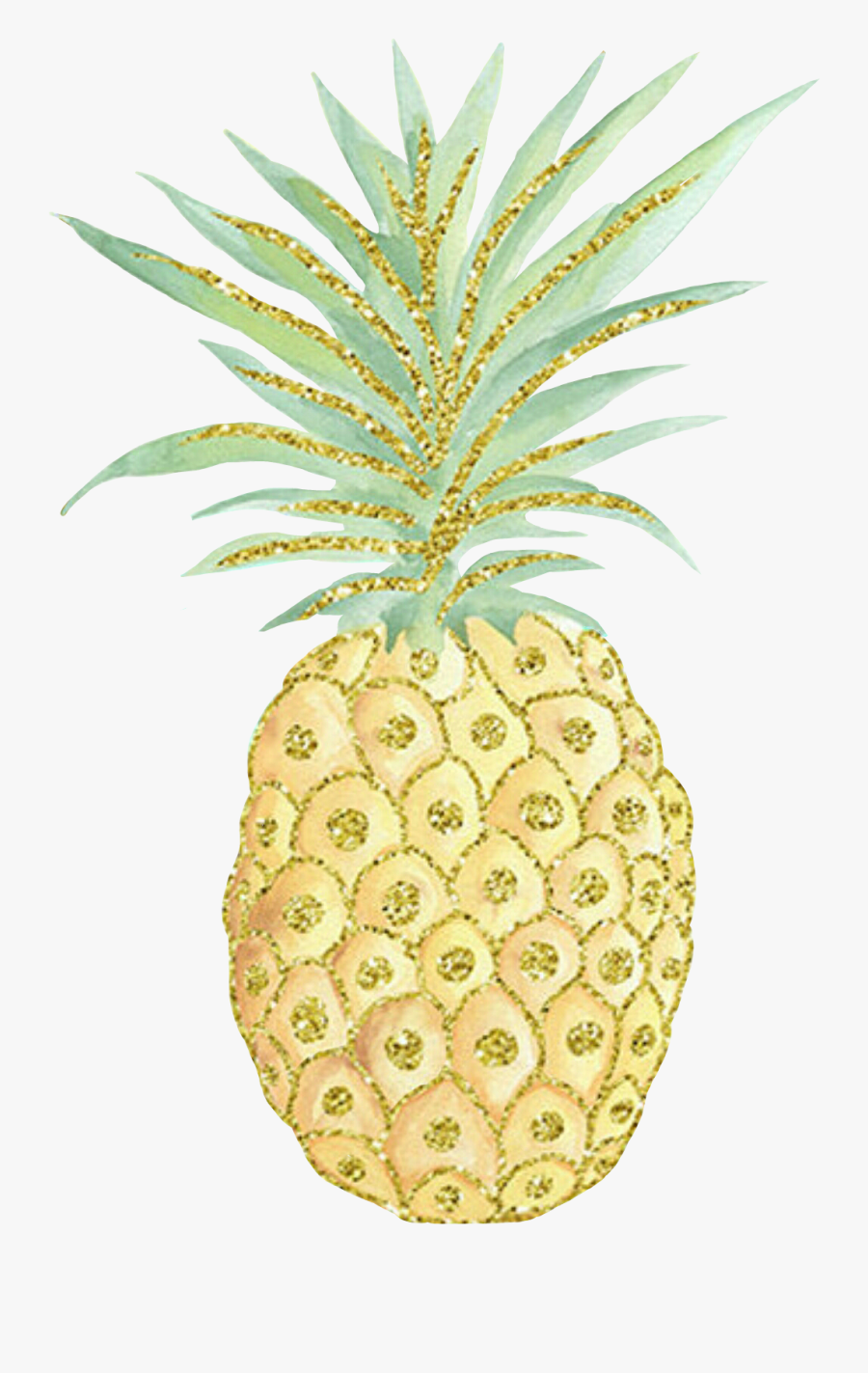 Pineapple Clipart Glitter , Free Transparent Clipart - ClipartKey