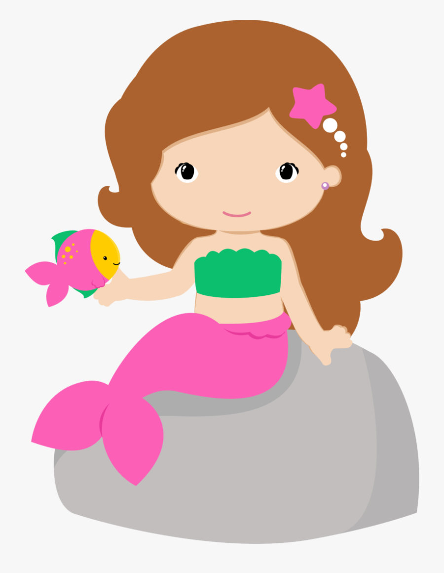 Sea Clipart Mermaid - Cute Mermaid Clipart , Free Transparent Clipart ...