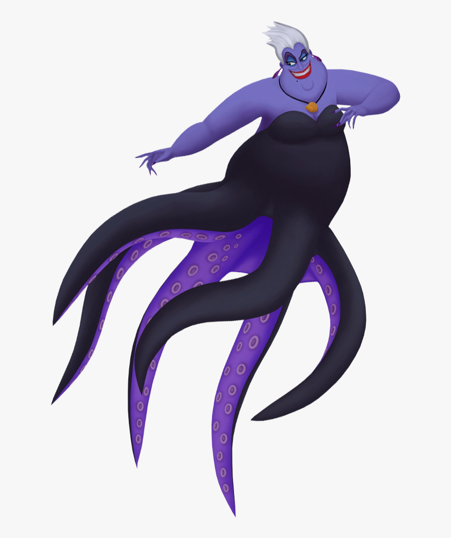 Ursula The Little Mermaid Cartoon Transparent Image - Ursula Little ...