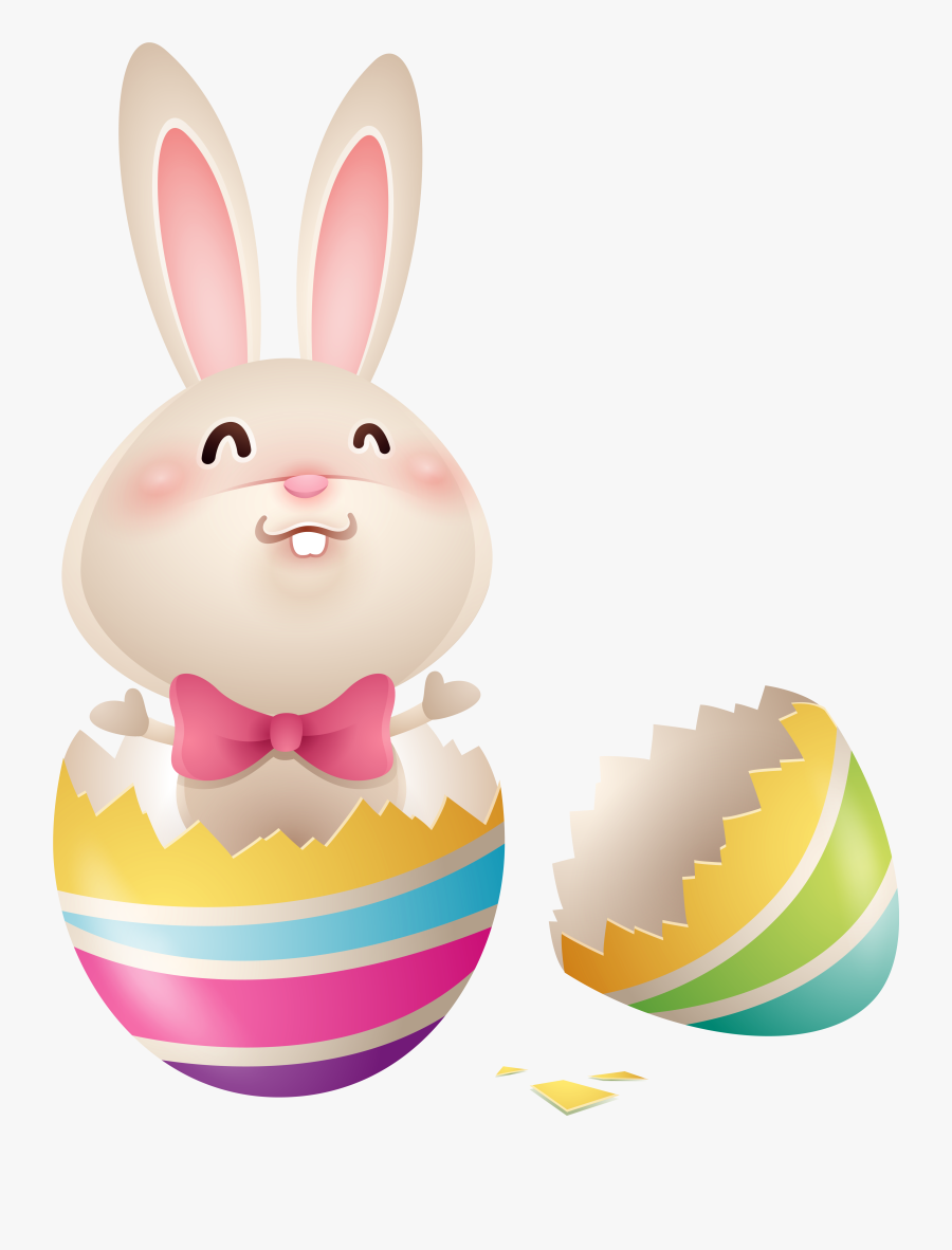 Transparent Easter Bunny Clipart - Transparent Background Easter Bunny ...