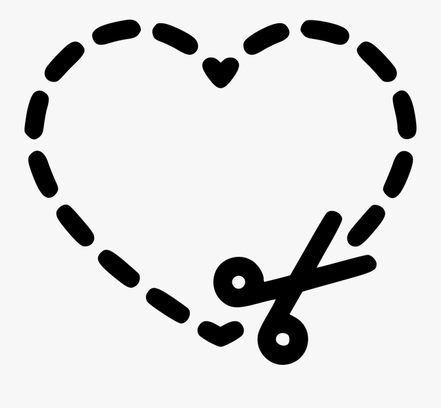 Tailoring Heart Cut Svg - Heart And Scissor Icon , Free Transparent ...