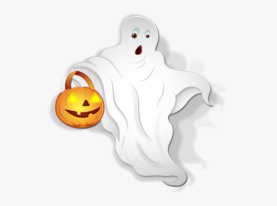 Halloween Ghost Clipart , Png Download - Jack-o'-lantern , Free ...