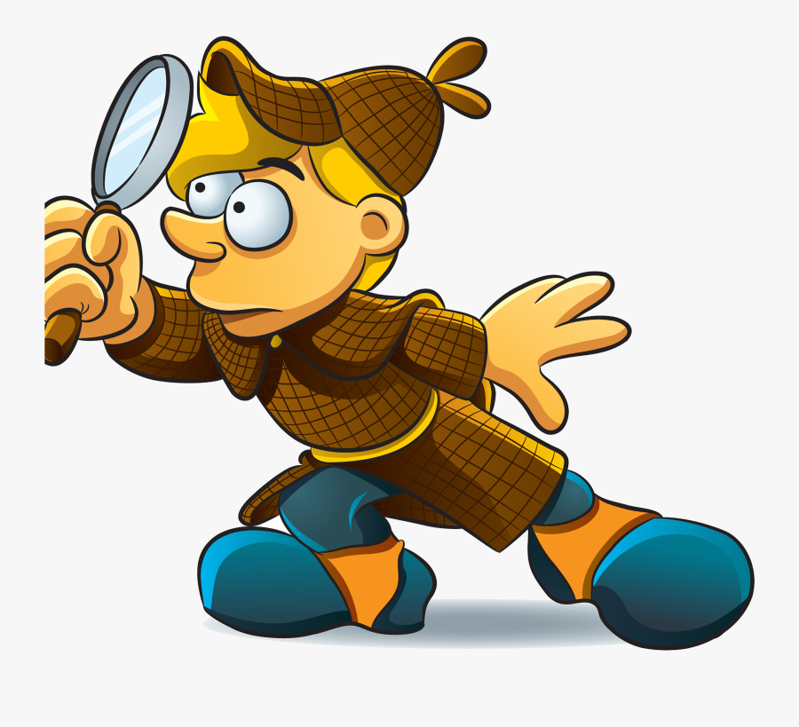 Magnifying Glass Clip Art - Investigate Cartoon , Free Transparent ...
