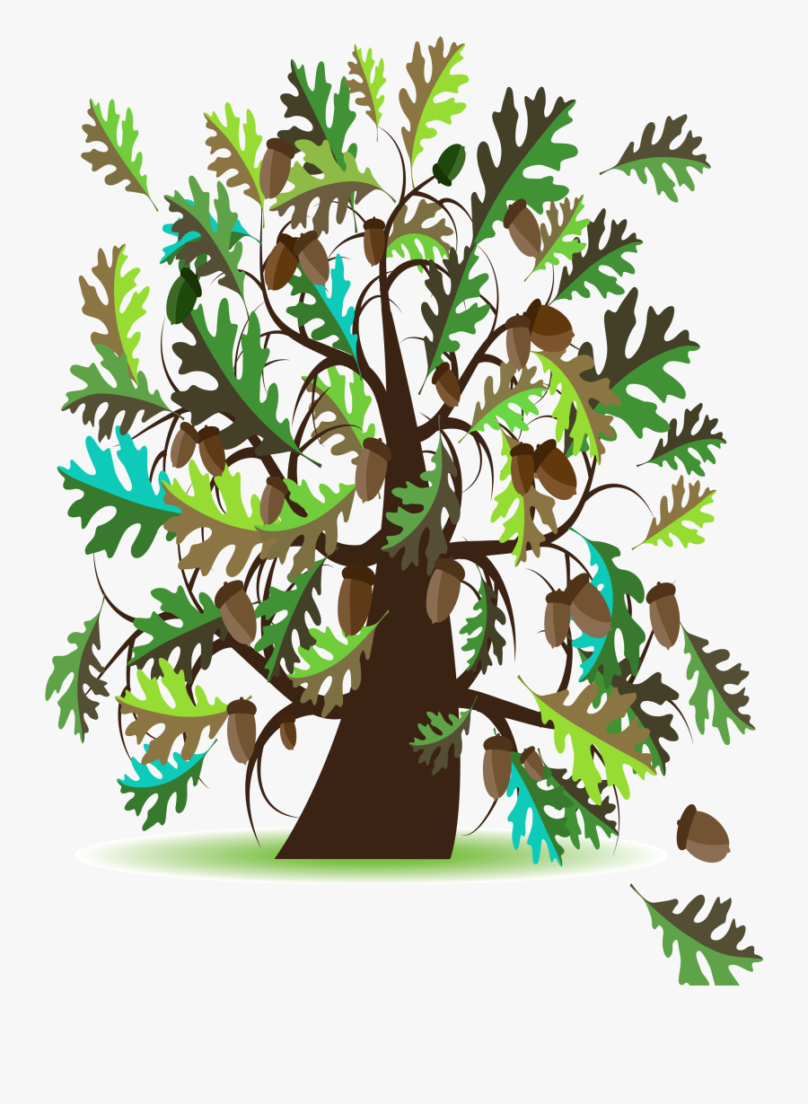 Free Clipart Tree With Acorns , Free Transparent Clipart - ClipartKey