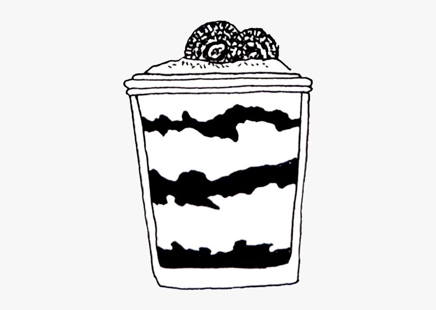 Parfait Clipart Black And White , Free Transparent Clipart - ClipartKey