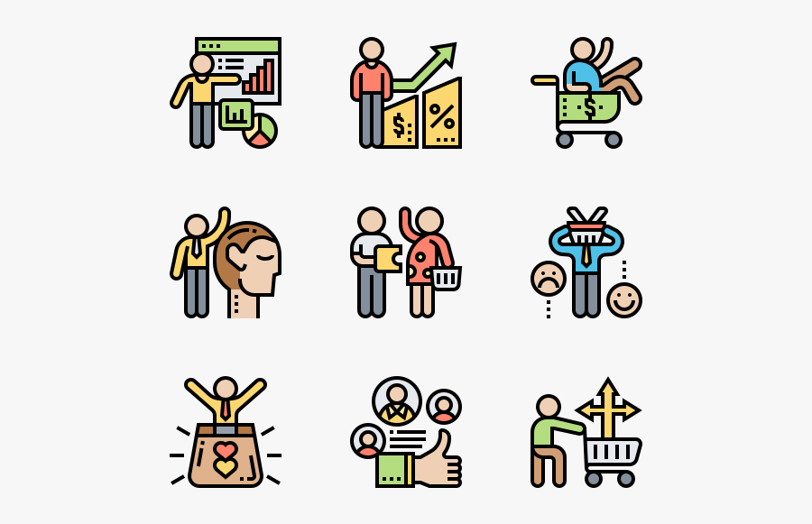 Consumer Behaviour - Change Management Icons , Free Transparent Clipart ...