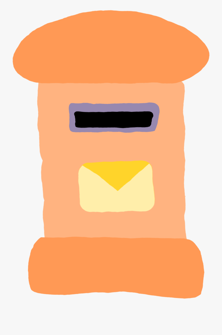 Crooked Postal Mailbox 1 Clip Arts - Letter Box , Free Transparent ...