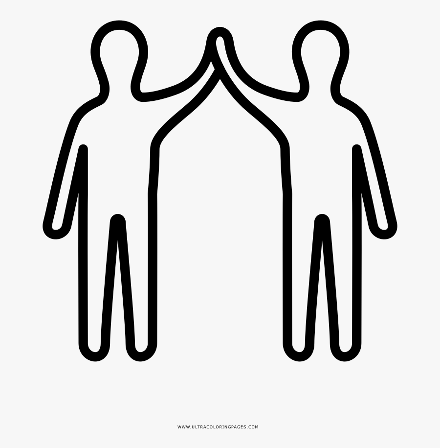 High Five Coloring Page , Free Transparent Clipart - ClipartKey