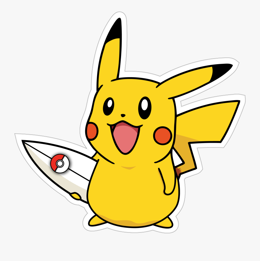Image Of Pikachu Surf - Pikachu Printable , Free Transparent Clipart ...