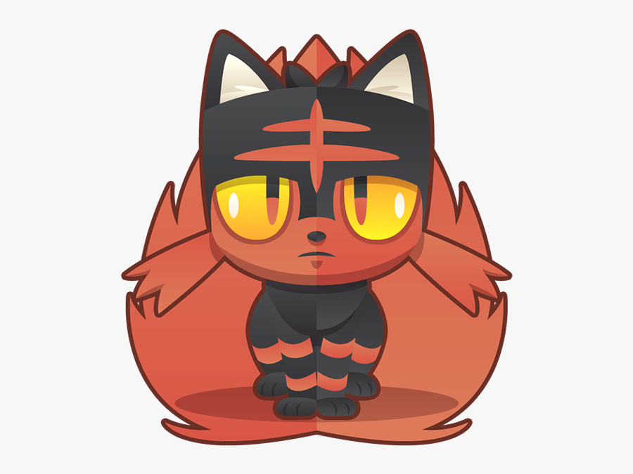 Pokemon Clipart Litten - Cartoon , Free Transparent Clipart - ClipartKey