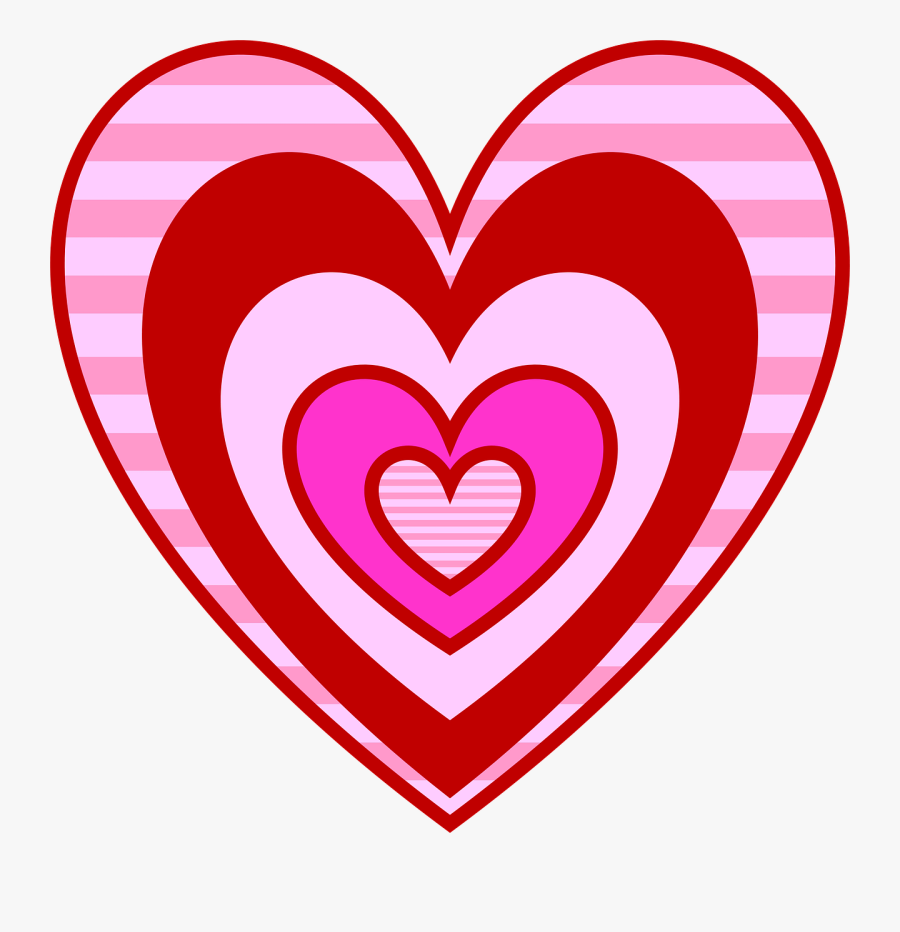 Pink And Red Heart , Free Transparent Clipart - ClipartKey
