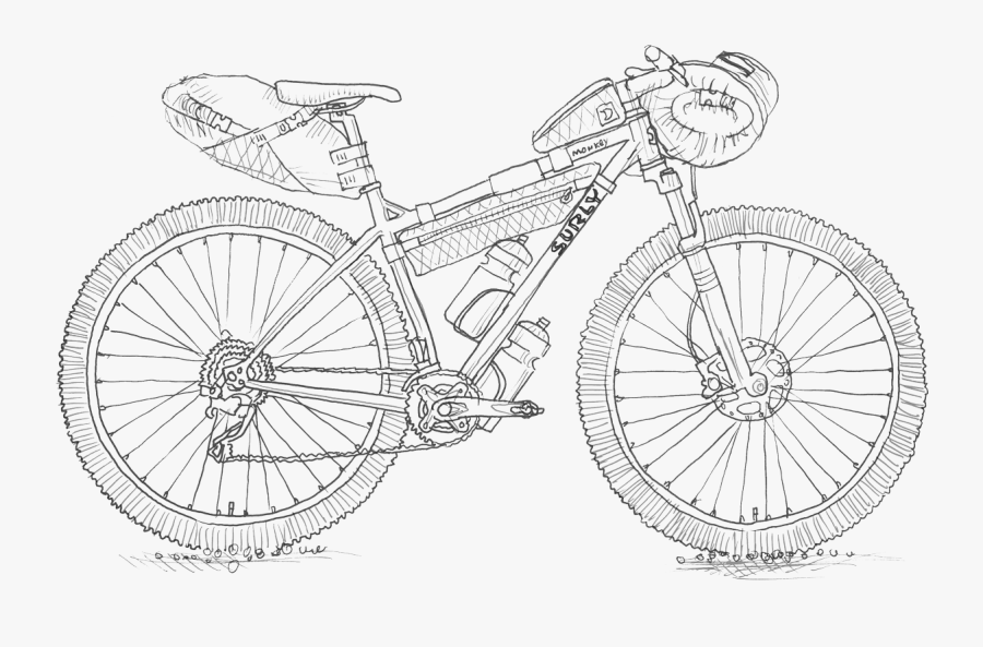 Bikepacking Bike - Bikepacking Icon , Free Transparent Clipart - ClipartKey