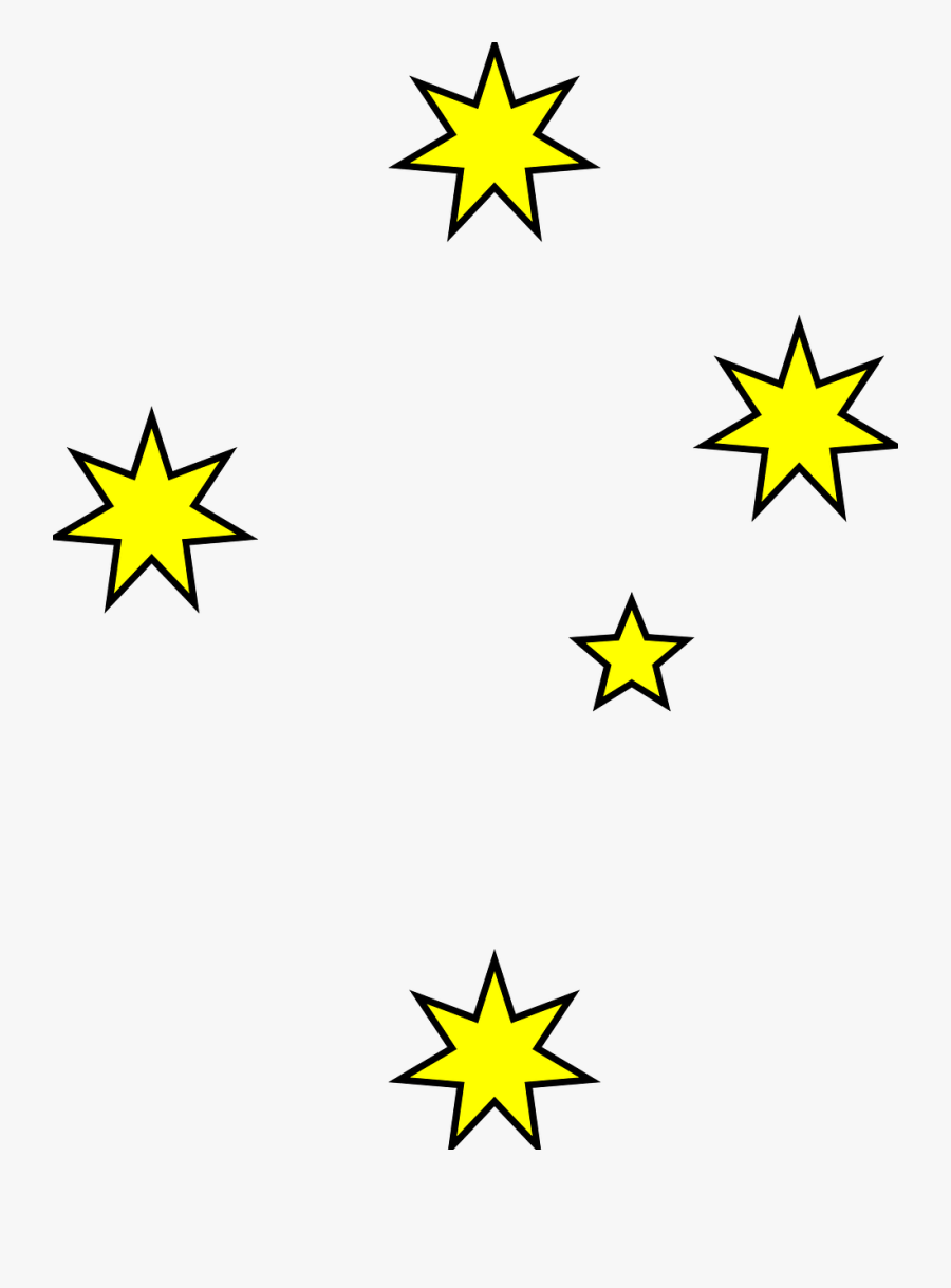 White Southern Cross Stars , Free Transparent Clipart - ClipartKey