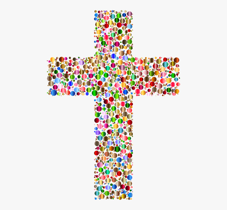 Symmetry,symbol,cross - Transparent Colorful Cross , Free Transparent ...