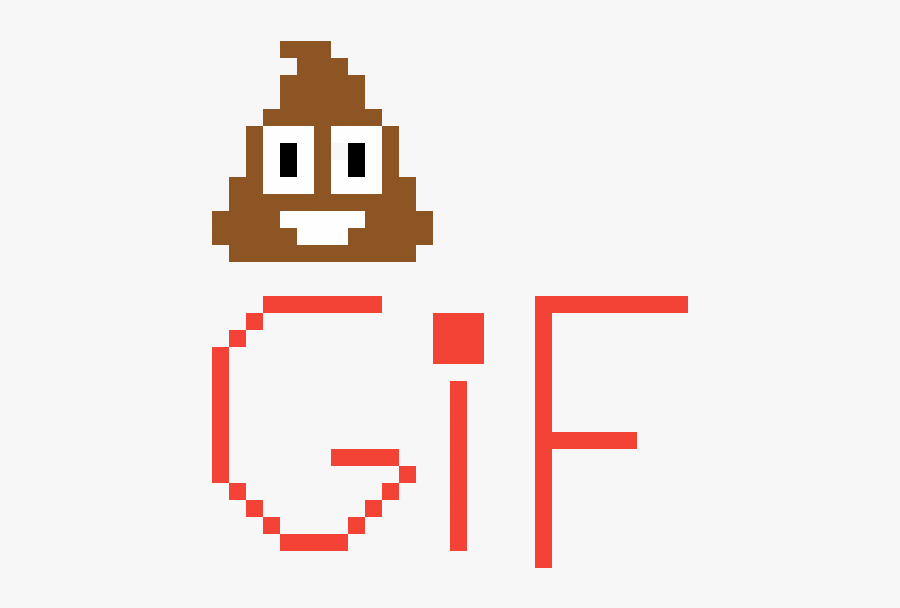 Poop Emoji Pixel Art , Free Transparent Clipart - ClipartKey