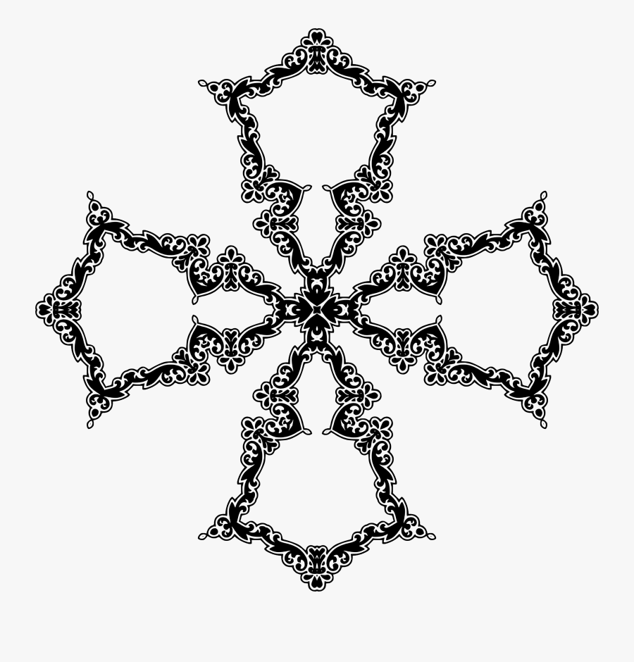 Art Deco Cross 4 Clip Arts - Architecture , Free Transparent Clipart ...