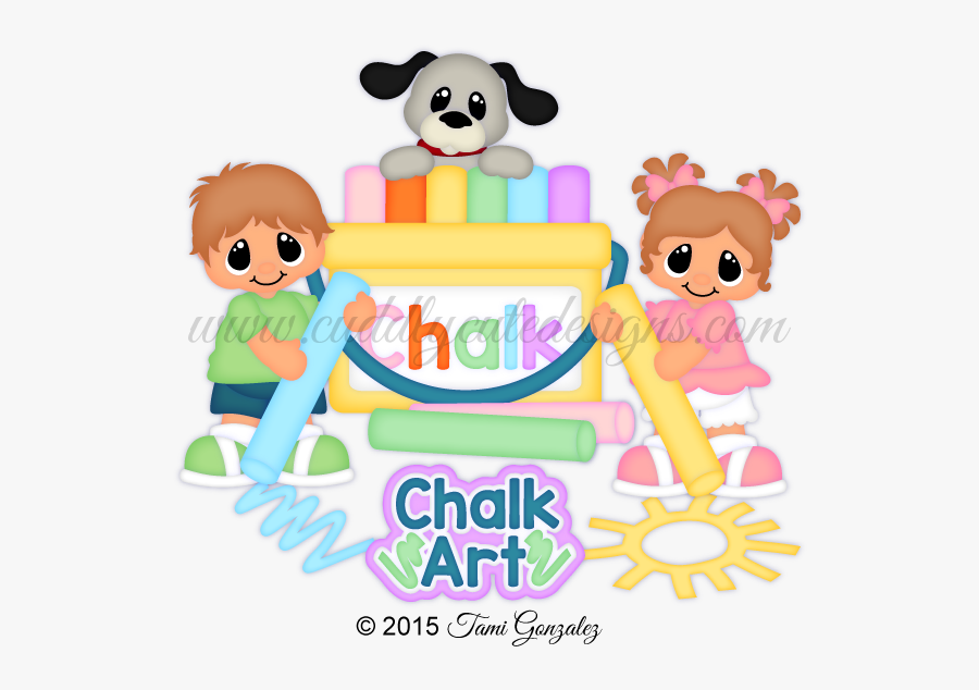 Clip Art Sidewalk Chalk Clipart - Cartoon , Free Transparent Clipart ...