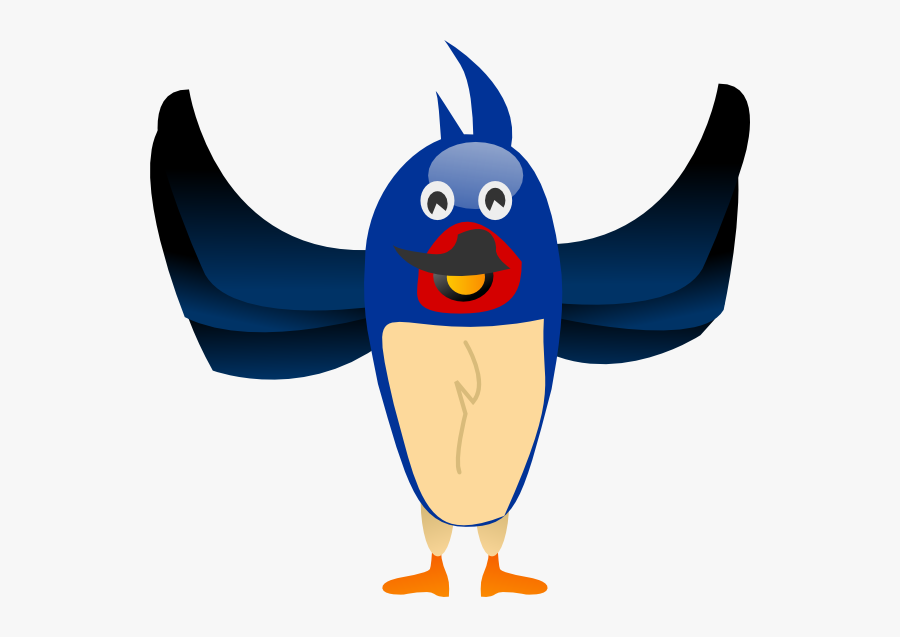 Happy Bird Clip Art At Clker - Happy Bird Clipart , Free Transparent ...