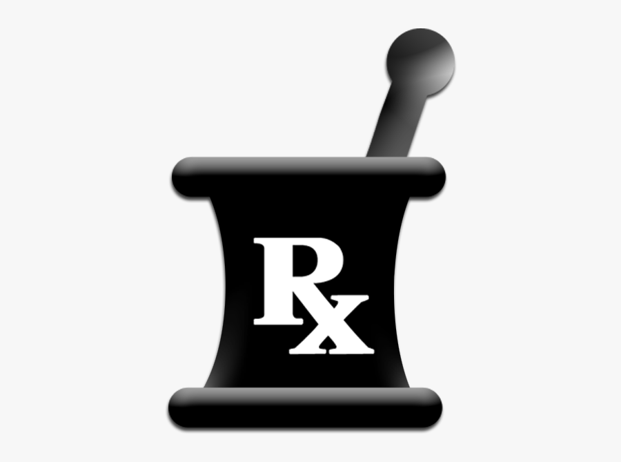 Mortar Pestle Black Shadowed Photograph - Mortar And Pestle Rx Symbol , Free Transparent Clipart ...