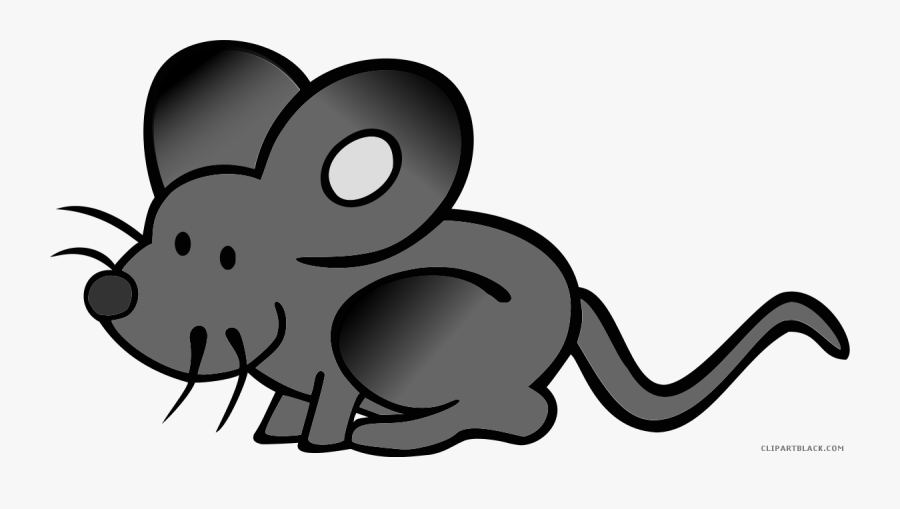 Black Mouse Clipart - Transparent Cartoon Mouse Png , Free Transparent ...