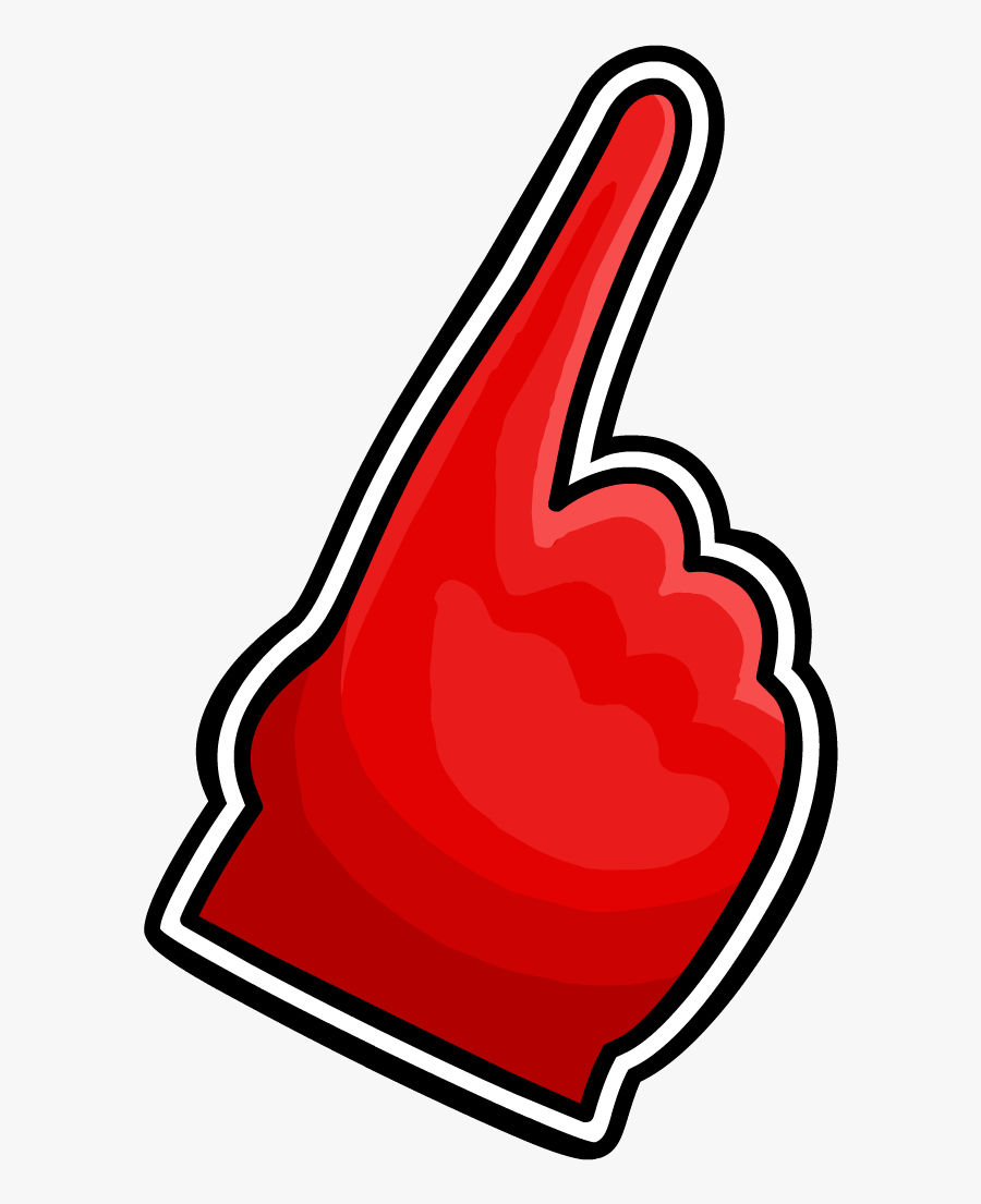 Transparent Point Finger Clipart - Red Finger Transparent Background ...