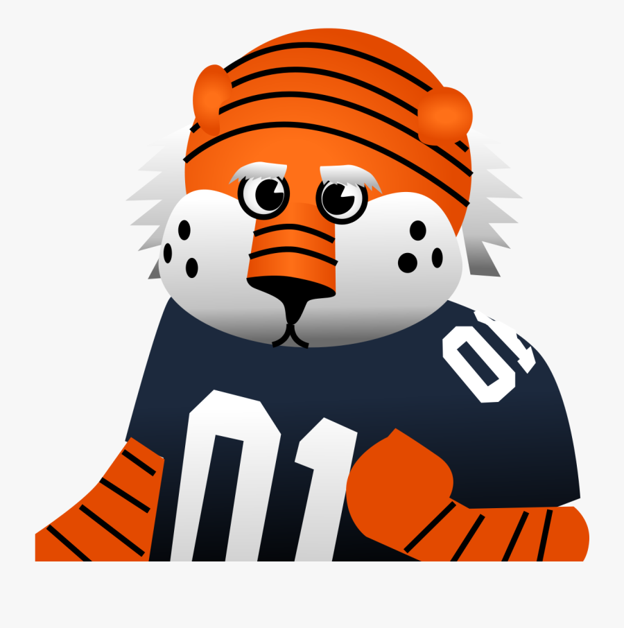 Aubie The Tiger Png , Free Transparent Clipart - ClipartKey