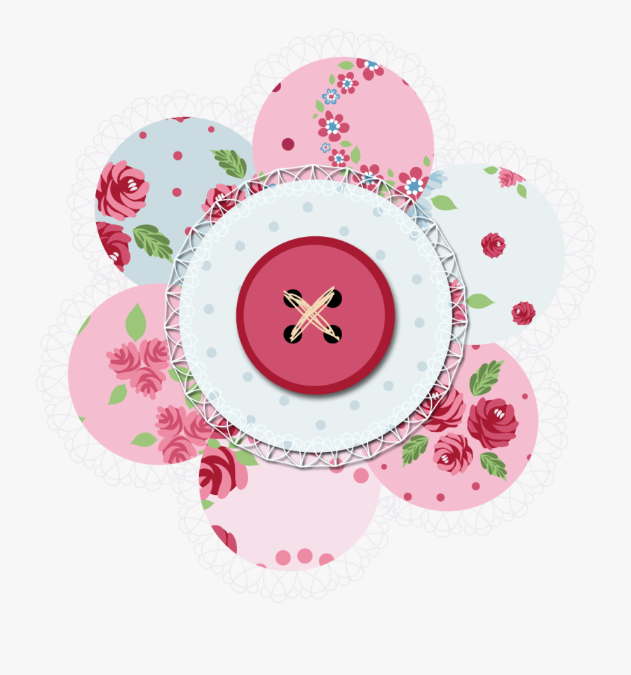 Clipart Designs Scrapbook - Transparent Scrapbook Button Png , Free ...