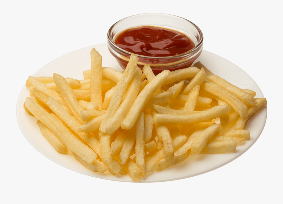 Clip Art Fries And Ketchup - French Fries Street Food , Free ...
