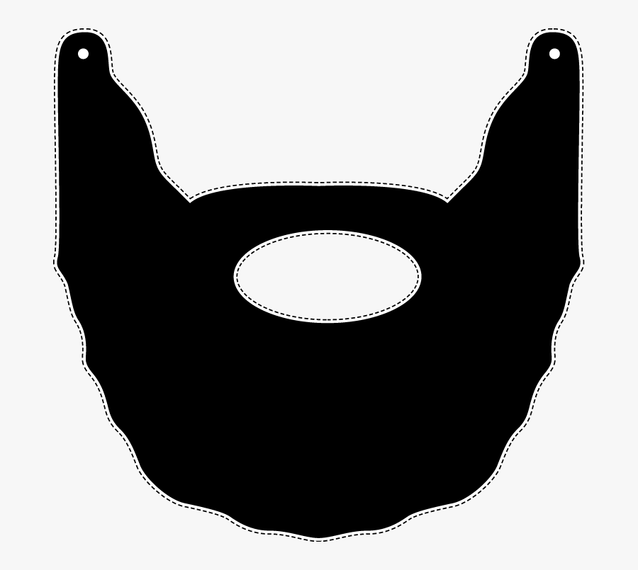 Turkey Beard Clipart Black And White - Printable Beard And Mustache ...