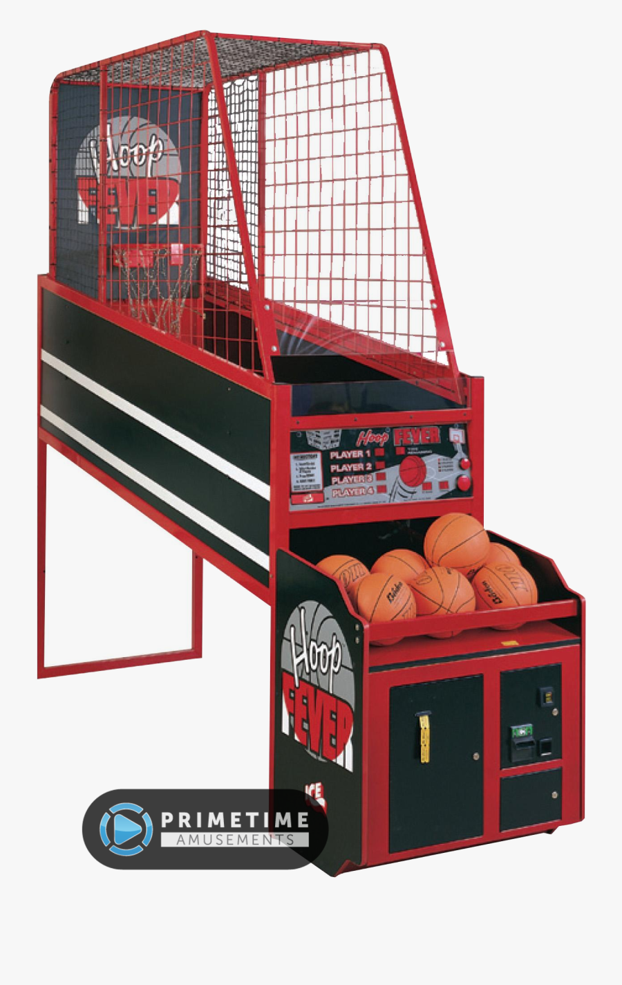 Basketball Swishing Through Hoop Clipart - Hoop Fever Basketball Arcade ...