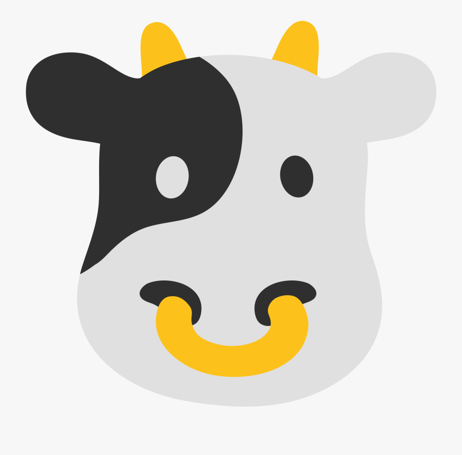 Emoji Clipart Cow - Emoji Cow , Free Transparent Clipart - ClipartKey