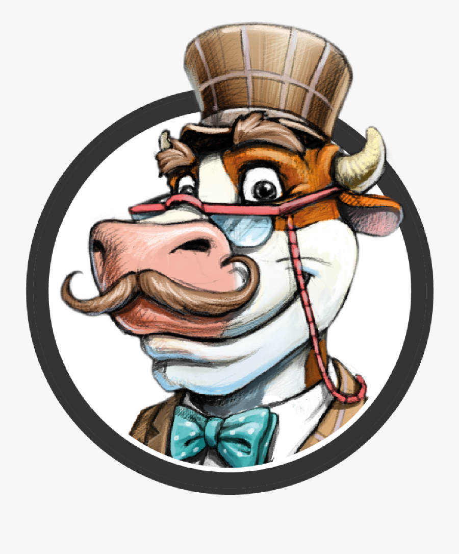 Vintage Cash Cow Logo , Free Transparent Clipart - ClipartKey