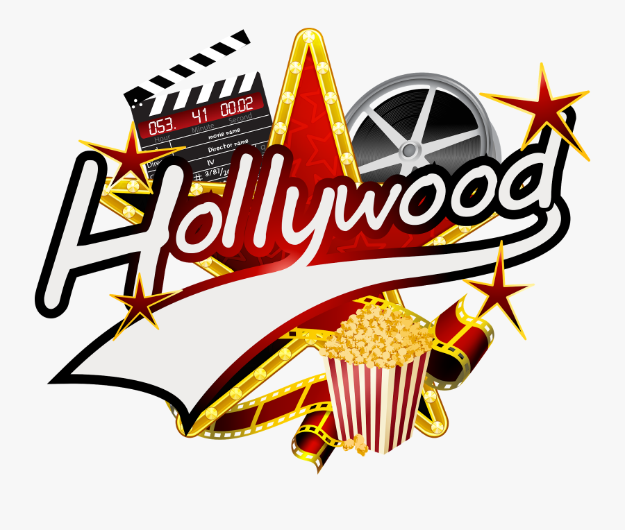 Vintage Movie Clip Art Digital Clipart, Instant Download, - Hollywood ...