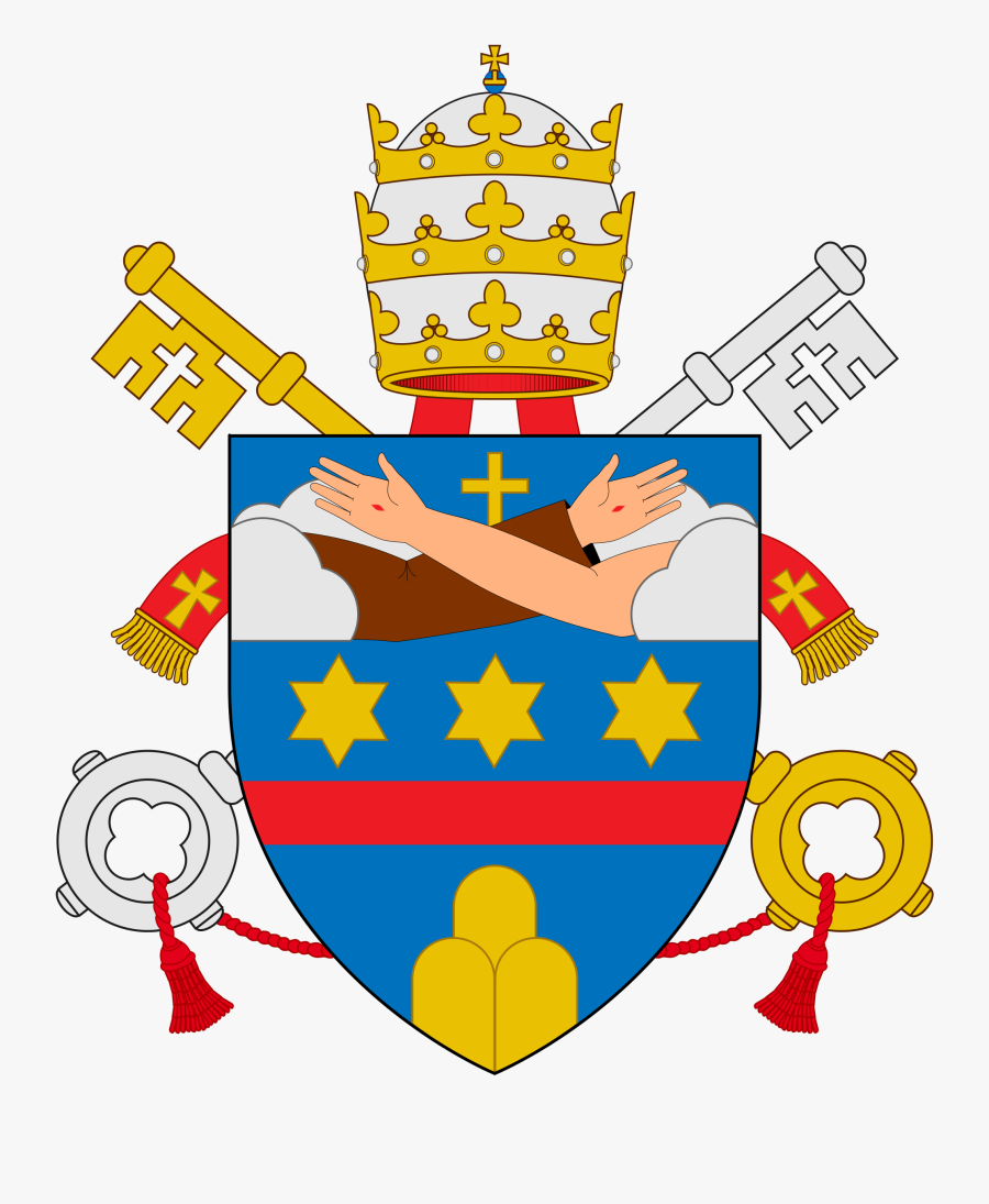 Pope Pius Xii Coat Of Arms Clipart , Png Download - Pope Pius Viii Coat ...