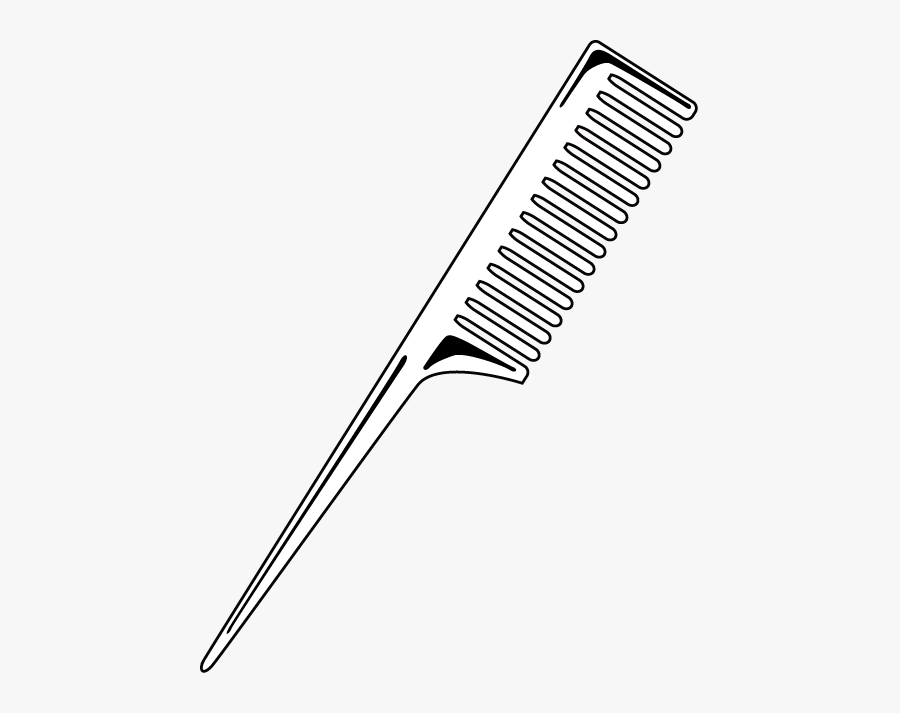 Clipart Black And White Stock Comb Clip Art Graphics - Draw A Hair Comb ...