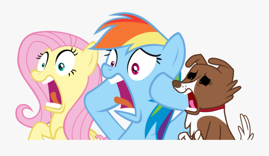 Screaming Clipart Shocked - Mlp Rainbow Dash Shocked Vector , Free ...