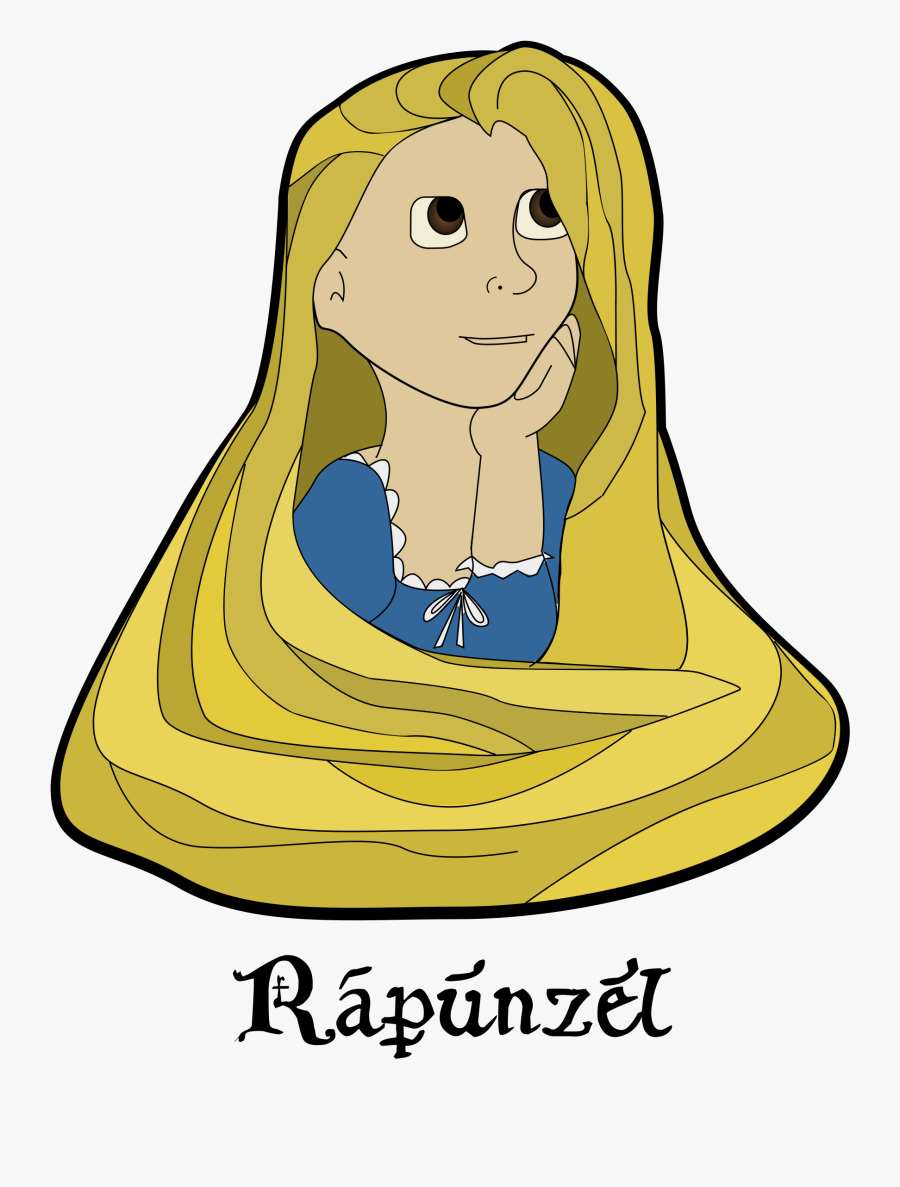 Clipart - Rapunzel - Clip Art , Free Transparent Clipart - ClipartKey