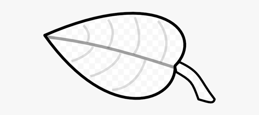 Leaf Outline Clipart Free Transparent Png - Line Art , Free Transparent ...