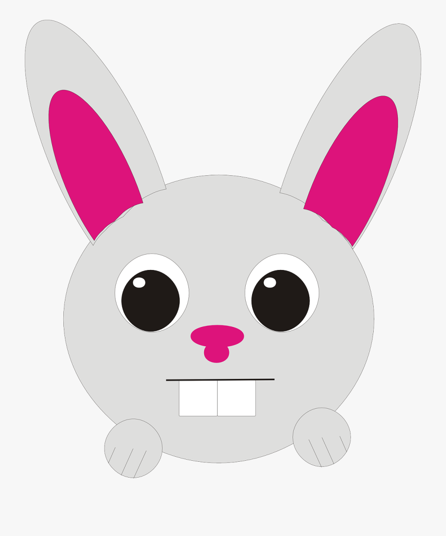 Animal Rabbit Head Free Picture - Rabbit Head Clip Art , Free ...